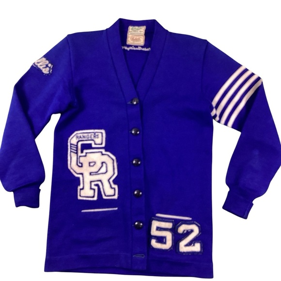 American Vintage | Sweaters | Vintage 952 Wool Varsity Letterman ...